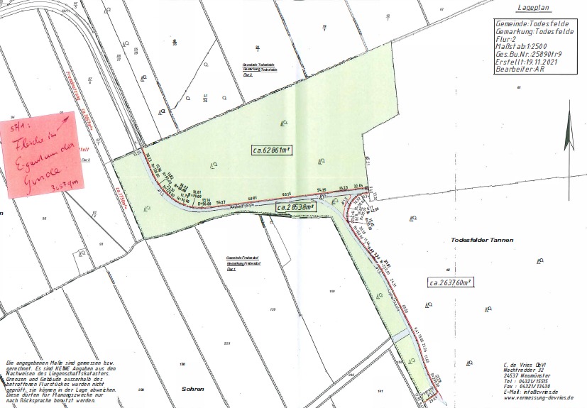 Bekanntmachung des Amtes Leezen – Gemeinde Todesfelde